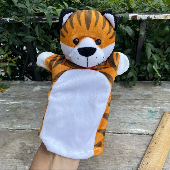 Toys | Melissa And Doug Tiger Hand Puppet Stuffed Animal | Poshmark